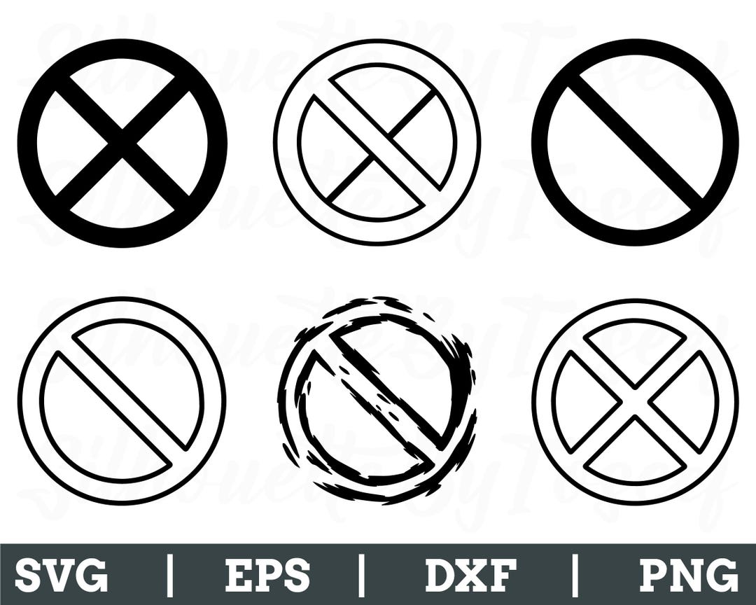 Prohibited Sign Svg, Prohibited Symbol Silhouette, Not Allowed, Dxf ...