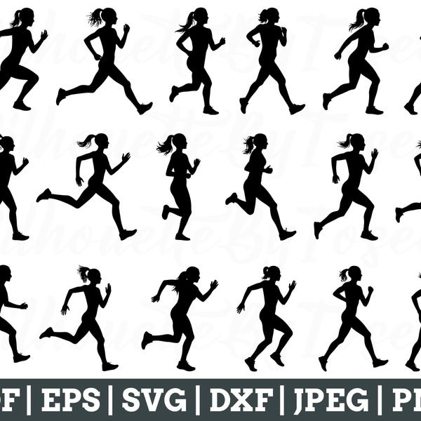 Running Svg - Etsy