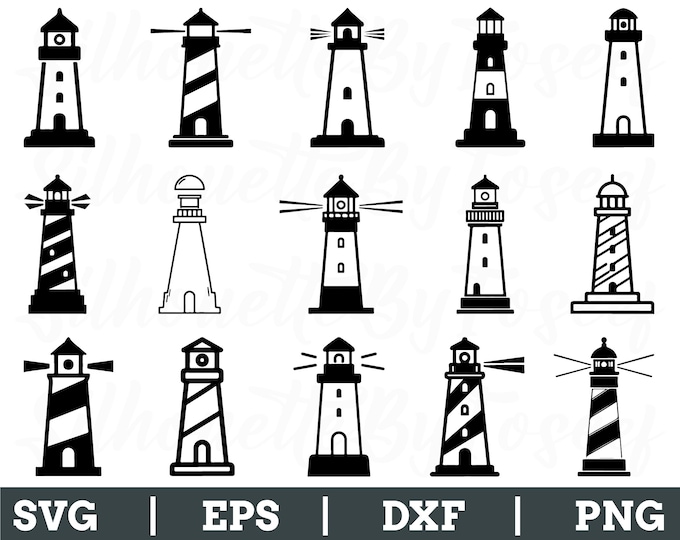 24 Lighthouse Svg Bundle, Lighthouse Svg, Lighthouse Cut Files ...