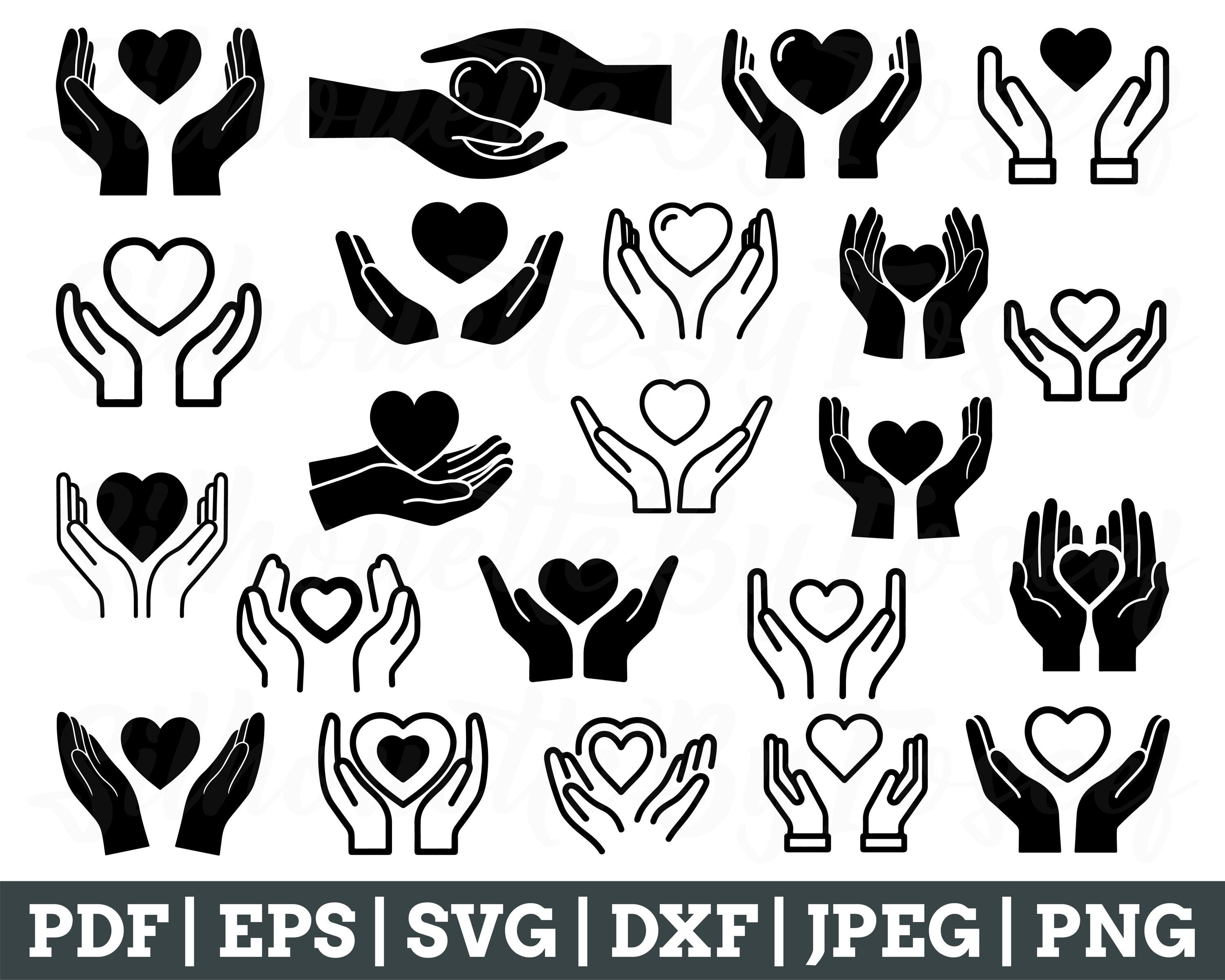 Caring Icon Svg, Caring Icon Silhouette, Caring Symbol Vector, Caring ...