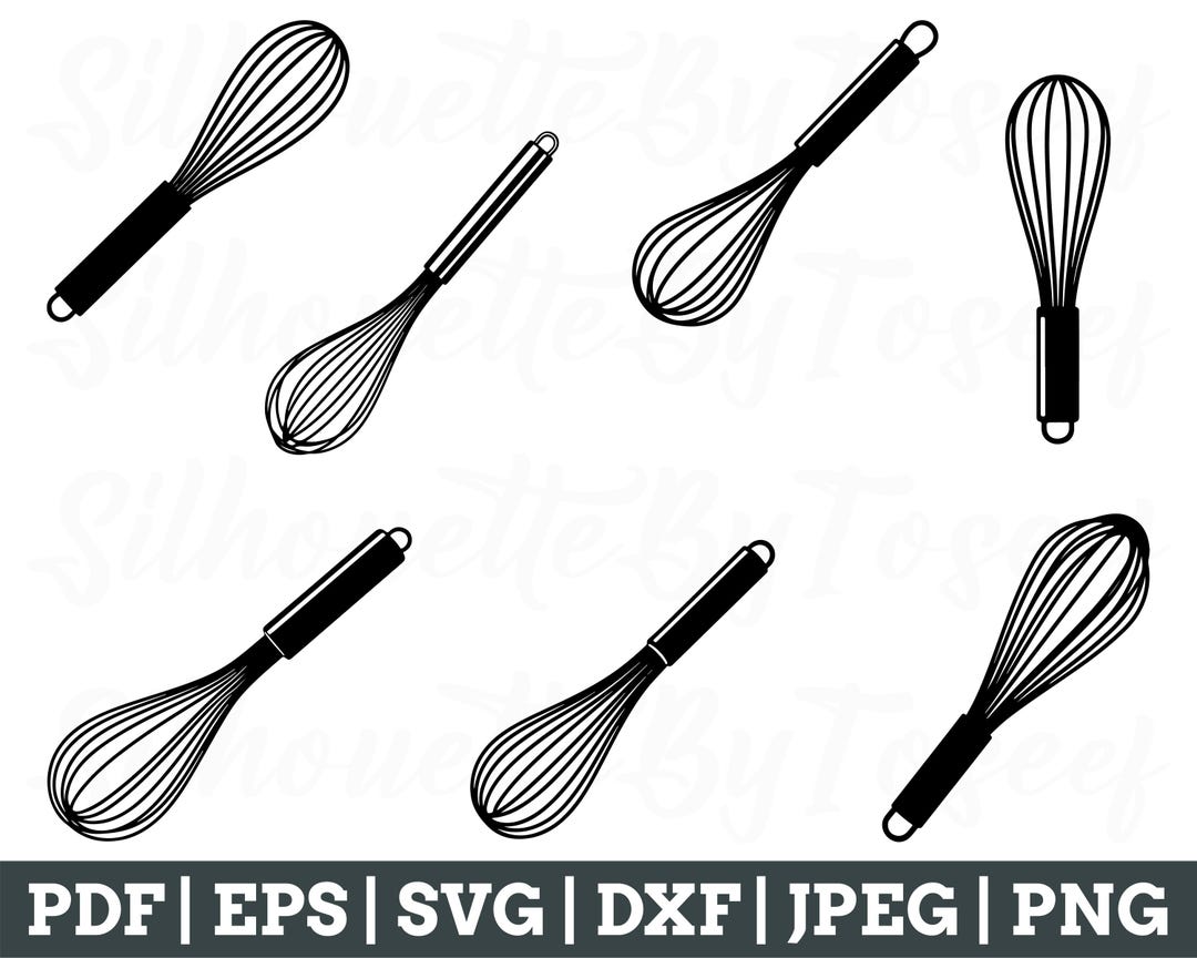 Whisk Svg, Whisk Vector, Whisk Silhouette, Whisk Cricut, Whisk Dxf ...