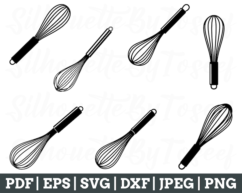 Whisk Svg, Whisk Vector, Whisk Silhouette, Whisk Cricut, Whisk Dxf ...