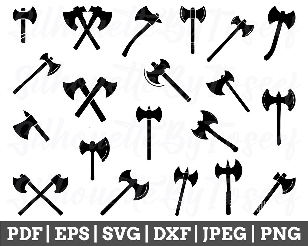 Battle Axe Svg, Battle Axe Cut File, Battle Axe Vector, Axe Dxf, Jpeg ...