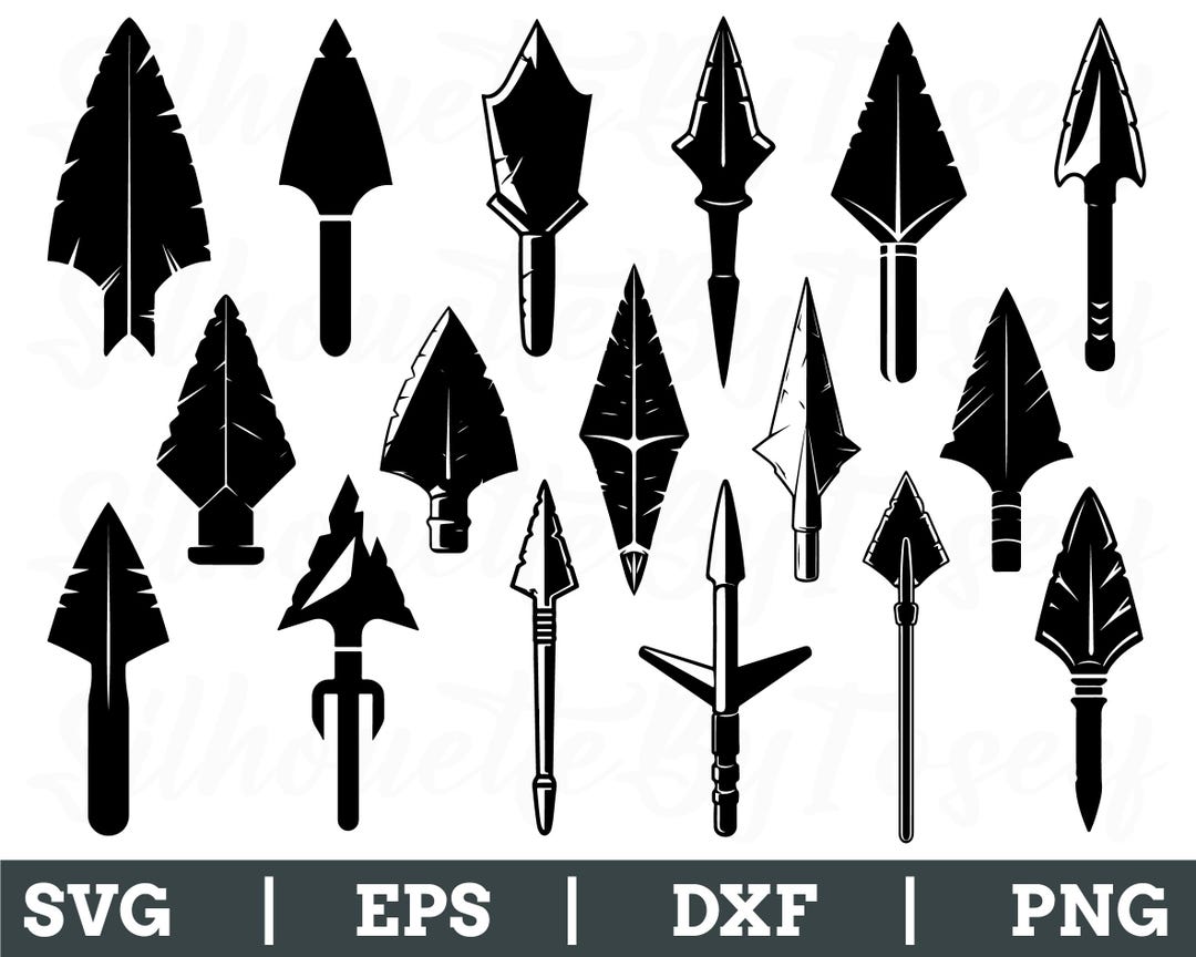 Arrowhead Svg, Arrowhead Silhouette, Arrowhead Cut File, Arrowhead ...