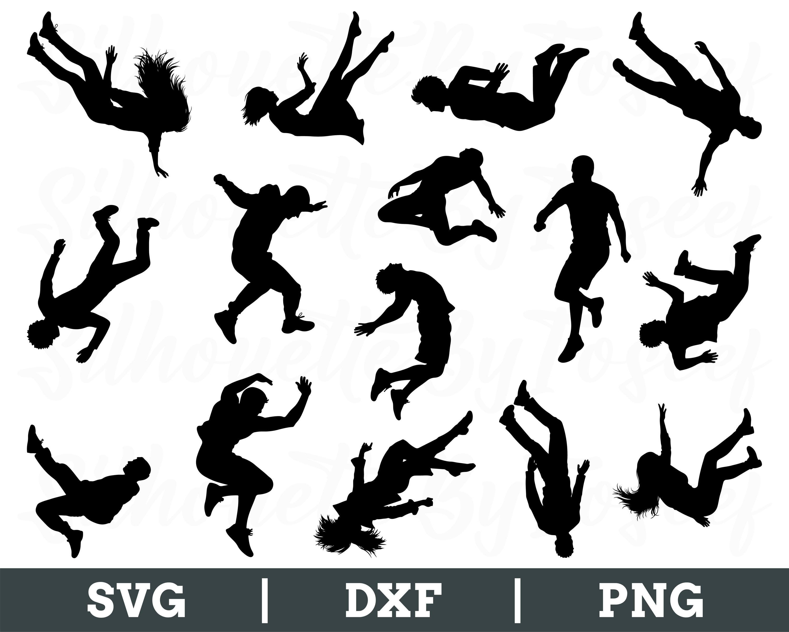 Falling Peoples Svg, Falling People Vector, Falling Man, Png - Etsy
