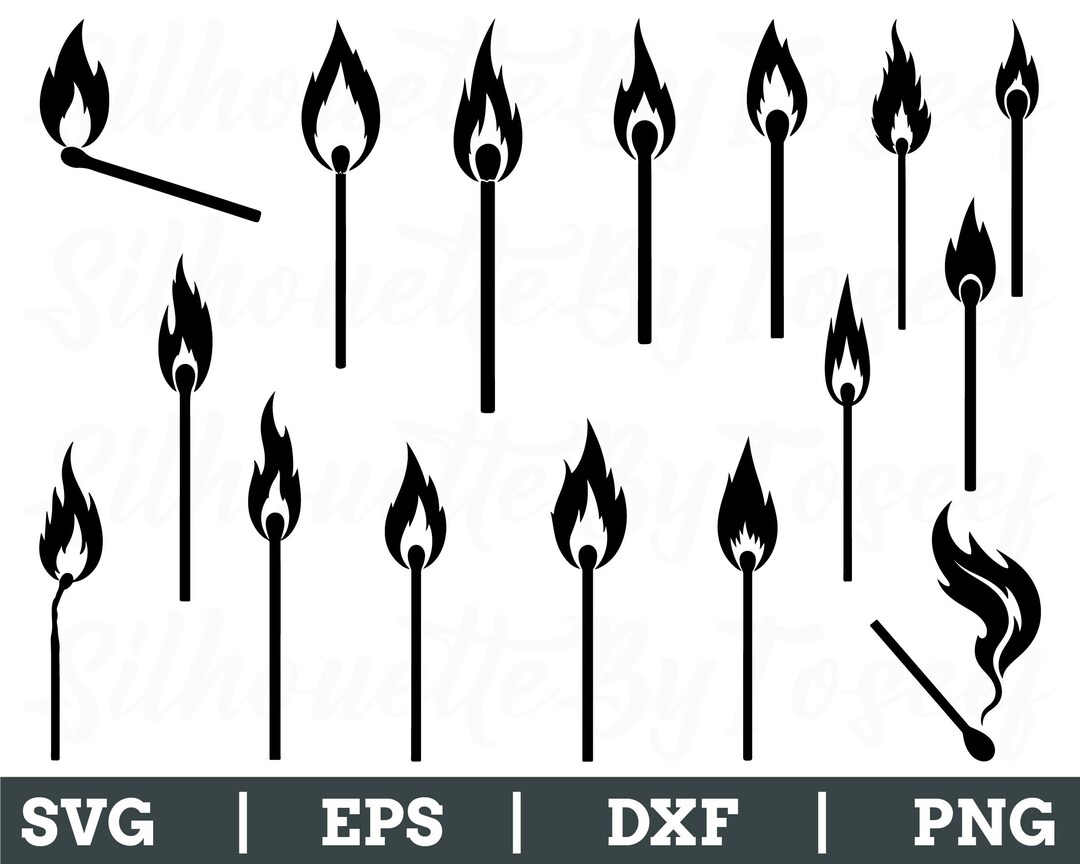 Matchsticks Svg, Matchstick Vector, Matchstick Cut File, Matchsticks ...