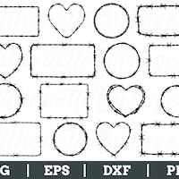 Barb Wire Svg, Wire Svg, Barbed Wire Silhouette, Silhouette Wire Svg ...