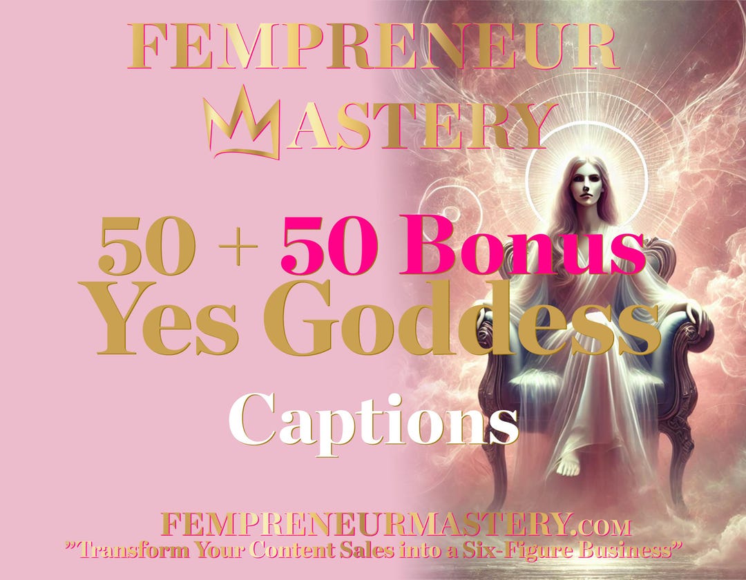 Femdom Yes Goddess Captions | Findom Mesmerize Femdom Script | PPV Script | Femdom Ideas ...