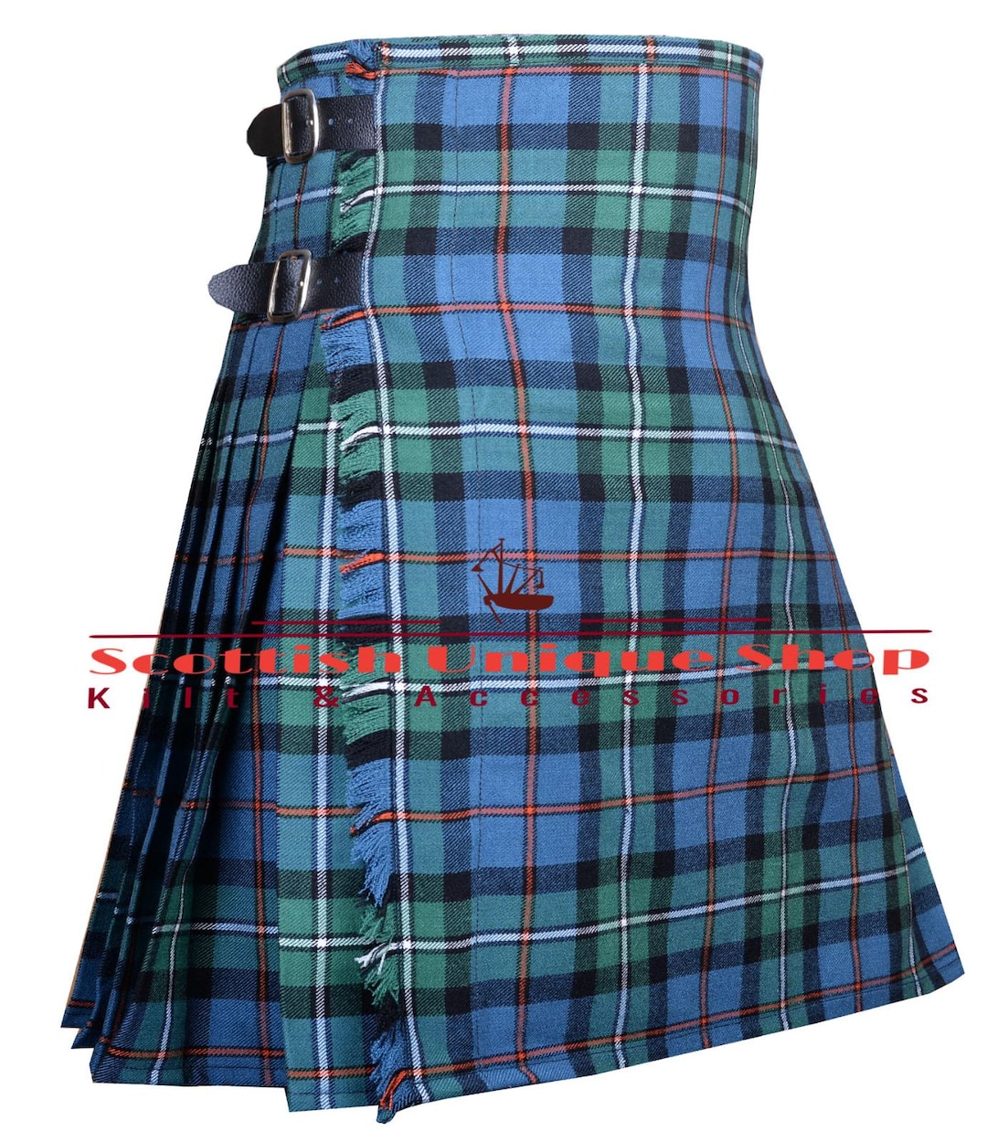 Scottish Handmade Traditional Kilt Highlands Men's 8 Yard Campbell of ...