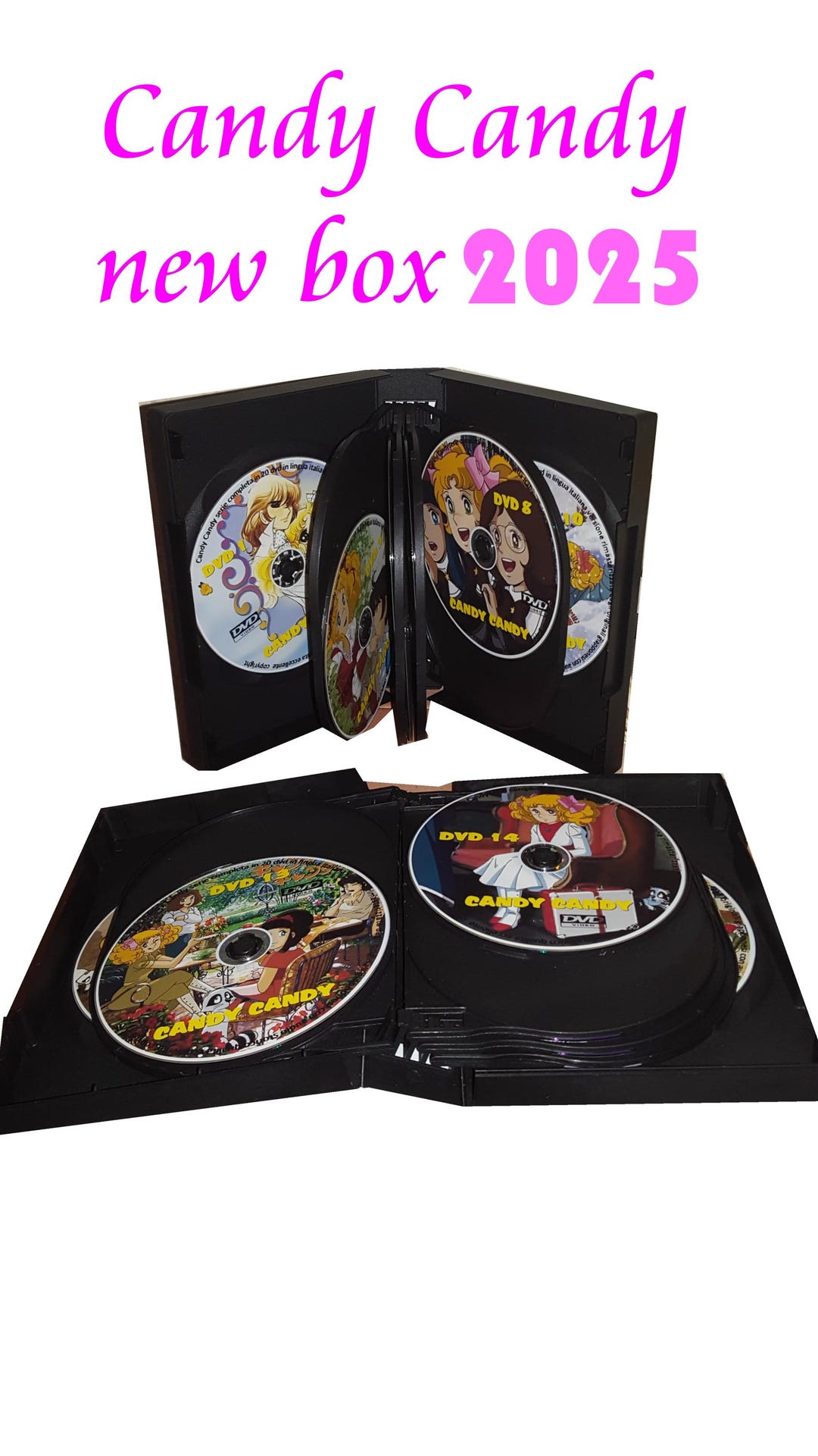 Historic 80's Animated TV Series "candy Candy" 20 Dvds 115 Episodes in ...