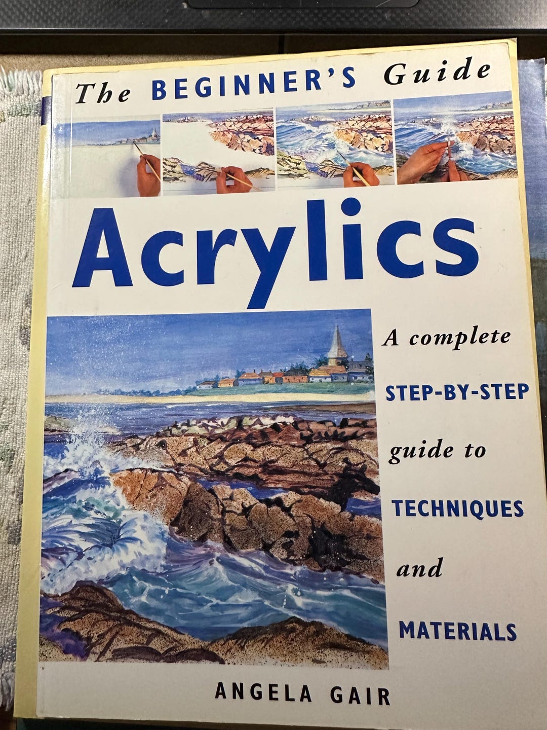The Beginner's Guide, Acrylics, a Step to Step Guide, Angela Gair-new - Etsy