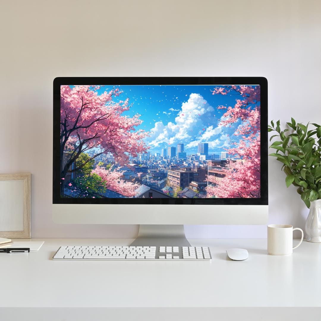 Pixel Art | Sakura Cherry Blossom in Japan| Wall Art | Wall Decor ...