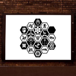 Bee Svg Bundle, Bee Png Bundle, Bee Cut Files, Honeycomb Svg, Bee ...