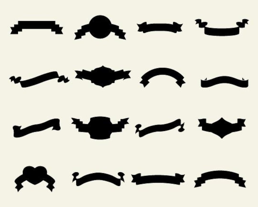 Banner Svg, Banner Svg Bundle, Banner Clipart, Banner Png, Banner ...