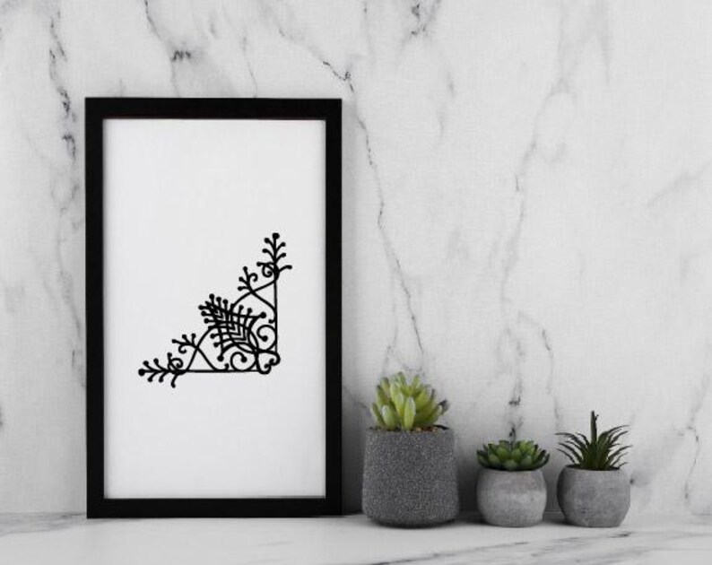 Corner Svg Bundle, Corner Svg, Floral Corner Svg Files, Decorative Page ...