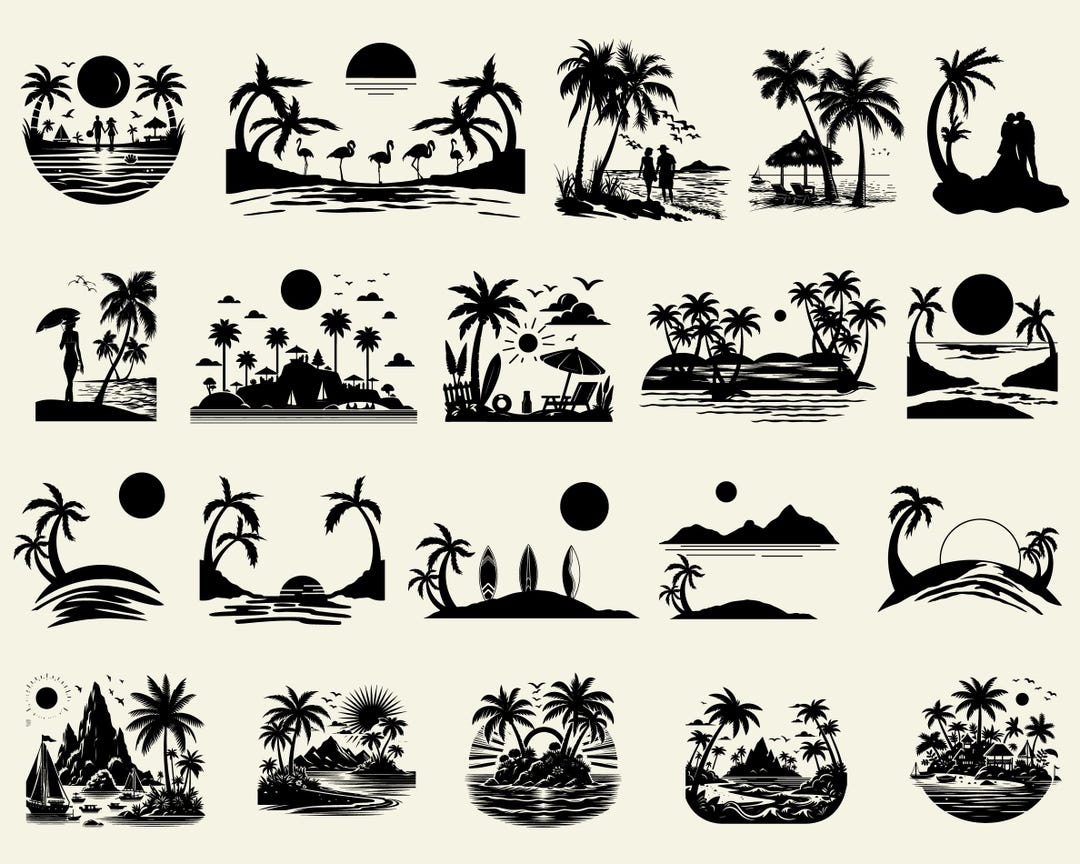 BEACH SVG Bundle, SUMMER Svg, Beach Clipart, Summer Cut Files for ...