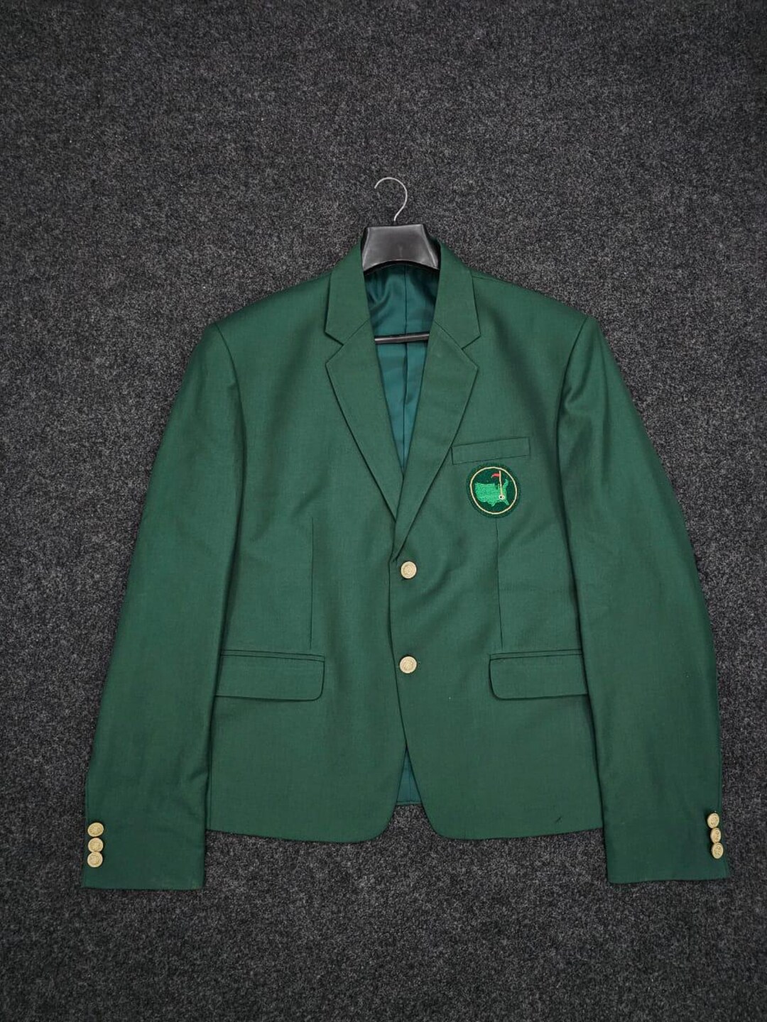Men’s Tailored Green Golf Blazer – Gold Buttons, Tournament Style - Etsy