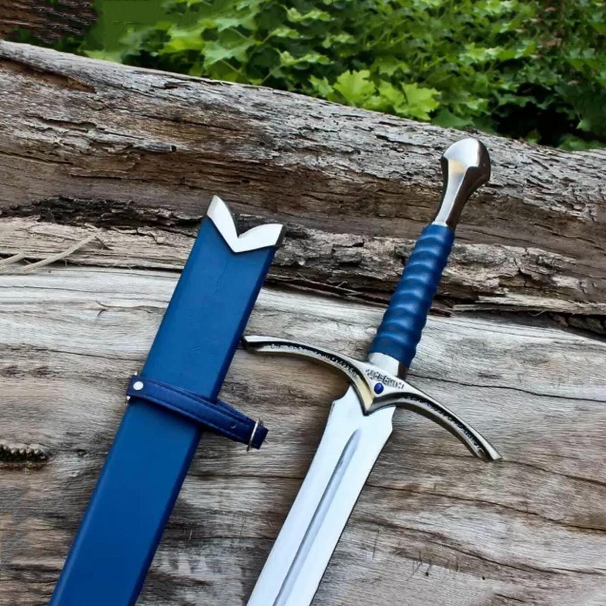 Hand Forged Viking Style Sword Replica – High Carbon Steel Collectible ...
