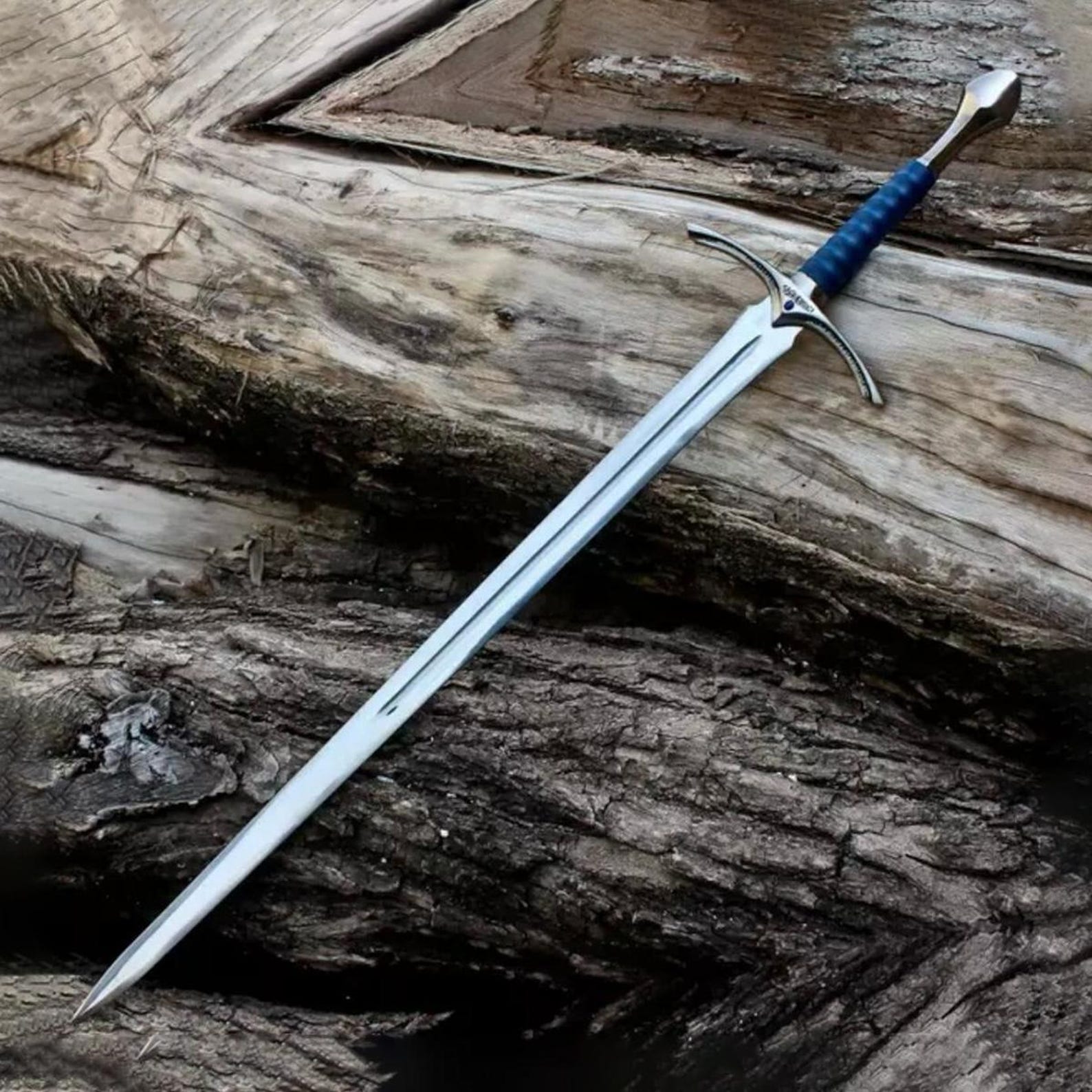 Hand Forged Viking Style Sword Replica – High Carbon Steel Collectible ...