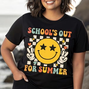 School’s Out for Summer Design – Retro Smiley Face PNG & SVG | End of ...