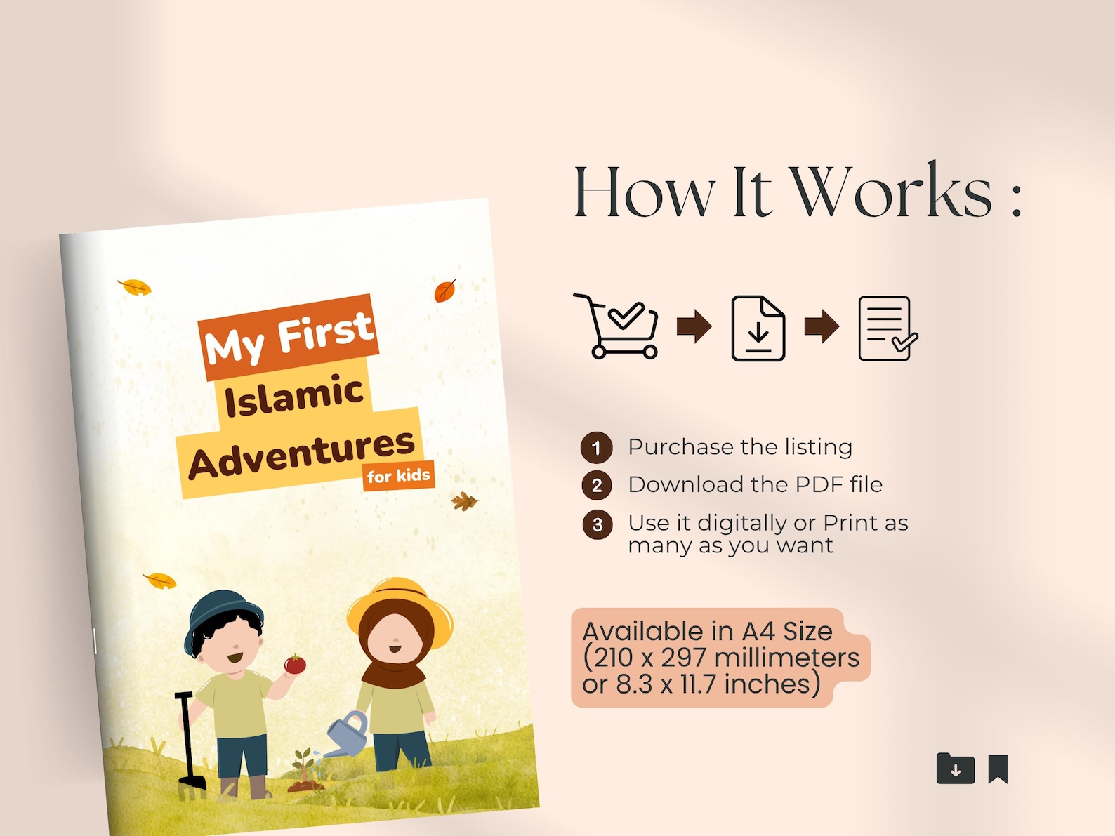 Islamic Activity Book Printable, Muslim Kids Busy Book Age 6-9, Muslim ...