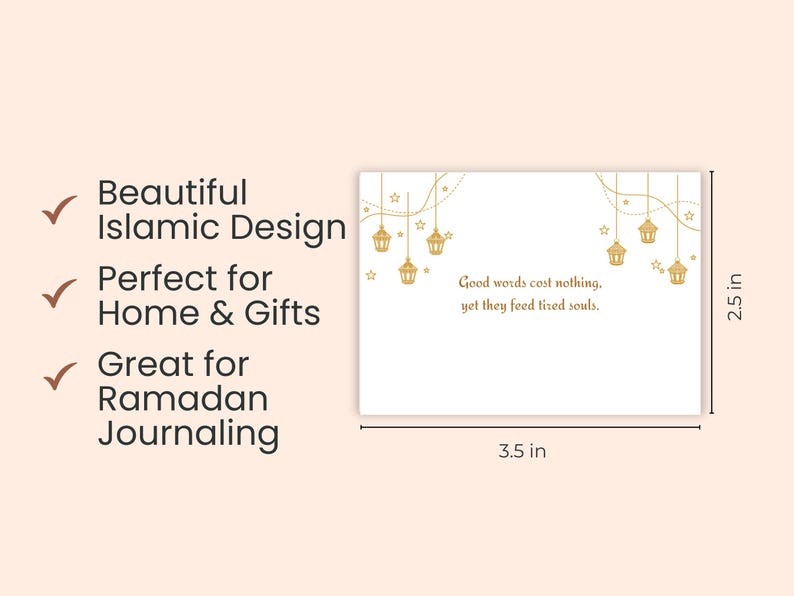 30 Days Ramadan Reminder Cards: Printable Islamic Motivation ...