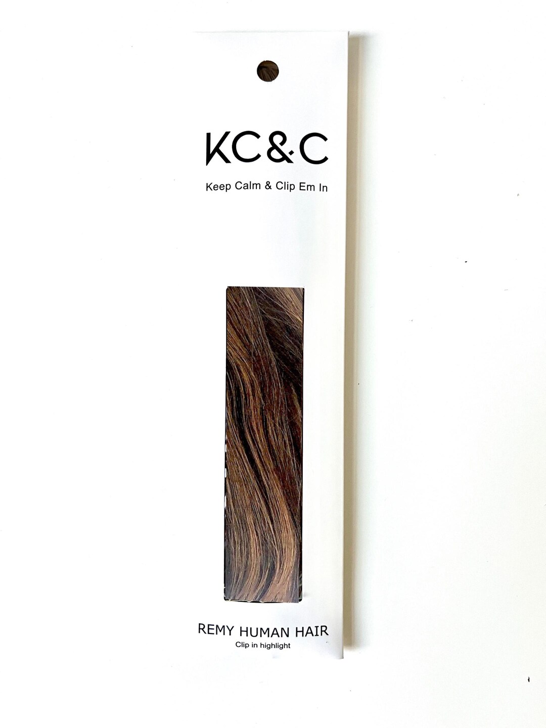 Chocolate Cocoa Balayage Highlight Remy Human Hair Extension Clip-in ...