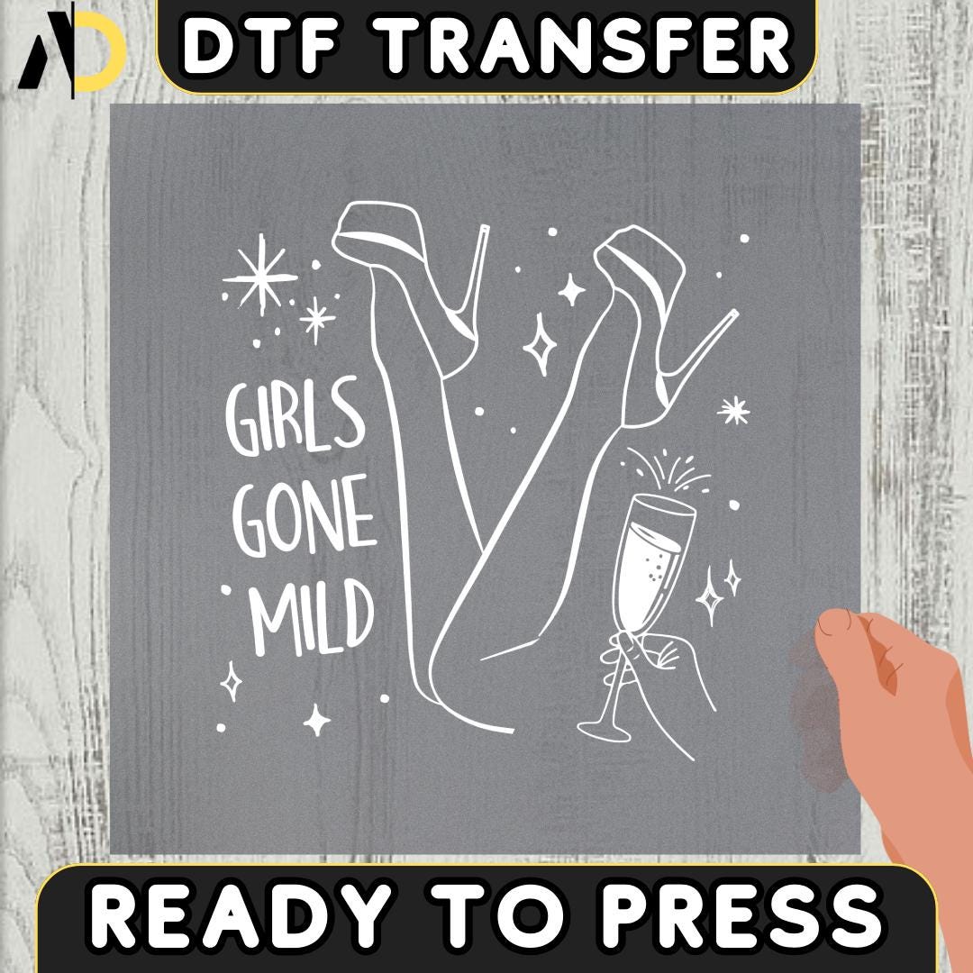 Girls Gone Mild DTF Transfer: Bachelorette Party Iron-on Decal - Etsy