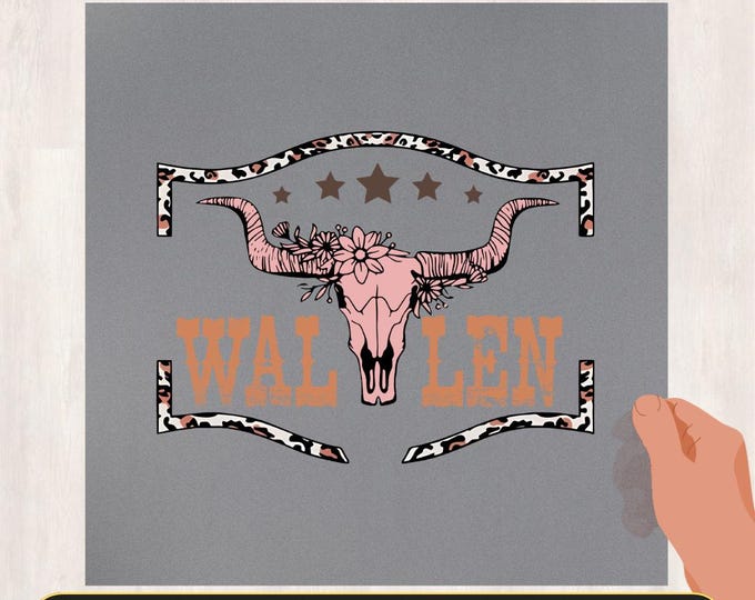 WALLEN | DTF Transfers | Ready to Press Direct to Film Transfer | Quick ...