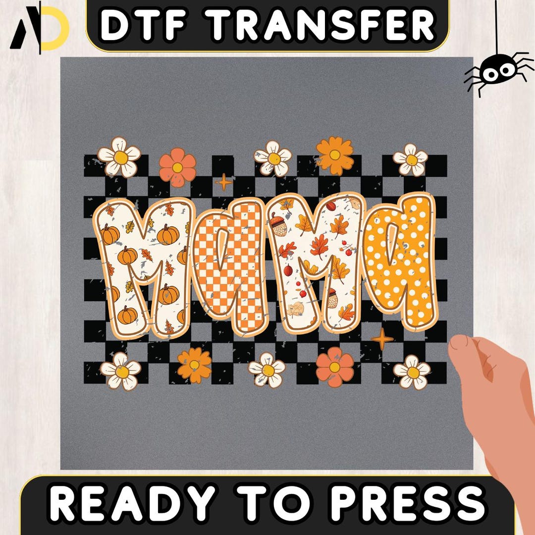 Fall Mama DTF Transfer – Pumpkin Autumn Shirt Print - Etsy