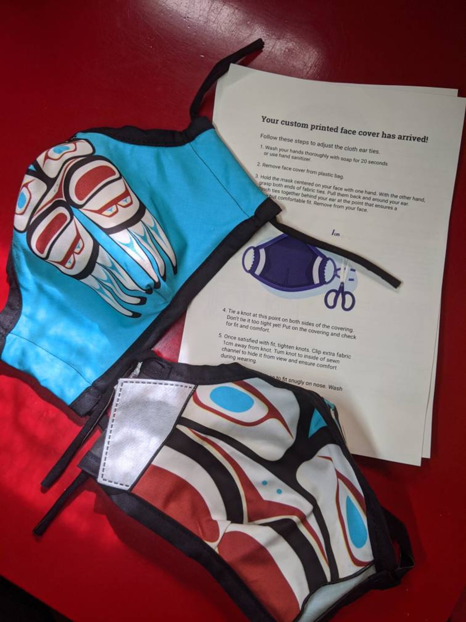 Inner Warrior Pacific Northwest Formline Face Mask - Etsy