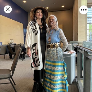 Tlingit Love Birds Duster Jacket: Eagle Raven Kimono, Indigenous Art ...