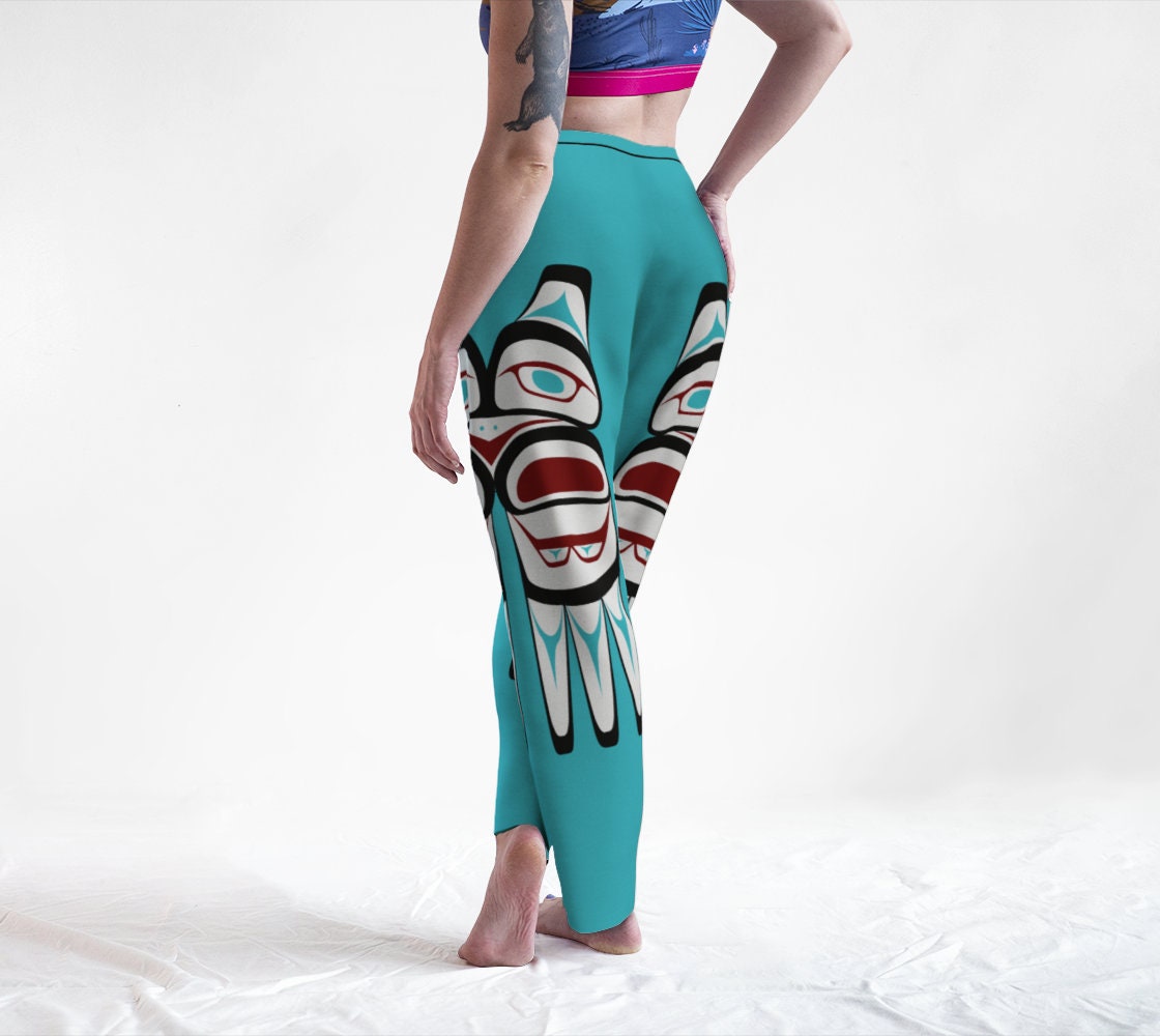 Totem Lounge Pants Pajamas Tlingit Haida Tribal Artist Design Eagle - Etsy
