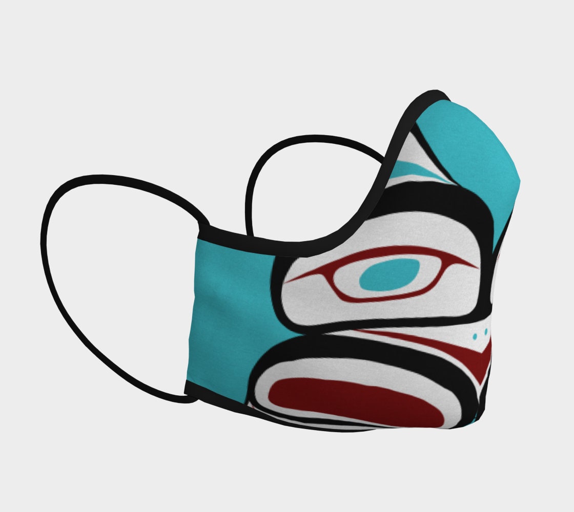 Inner Warrior Pacific Northwest Formline Face Mask - Etsy