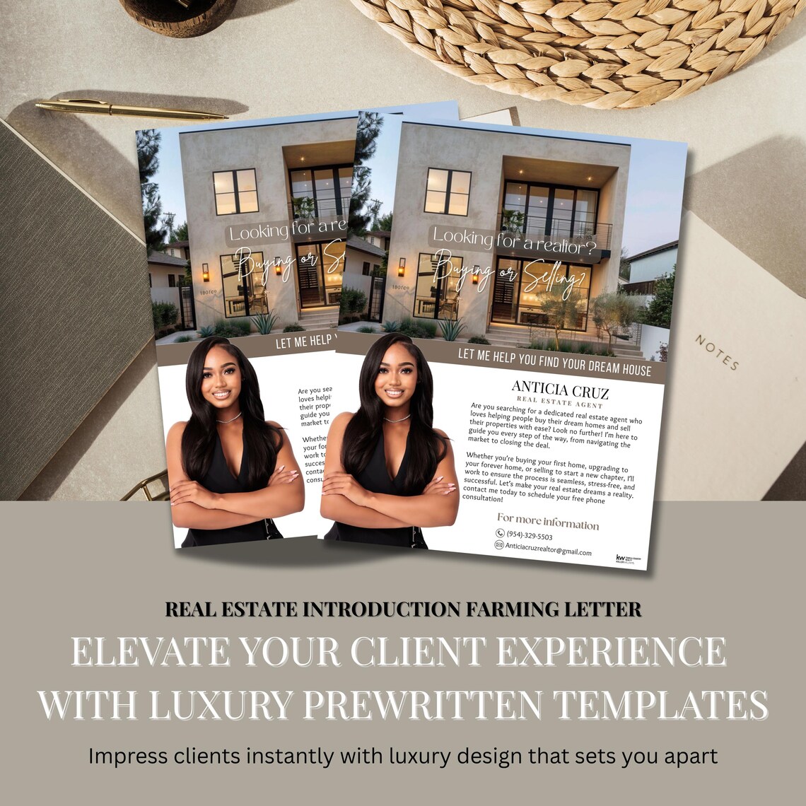Real Estate Introduction Flyer: Realtor Marketing, New Agent (canva ...