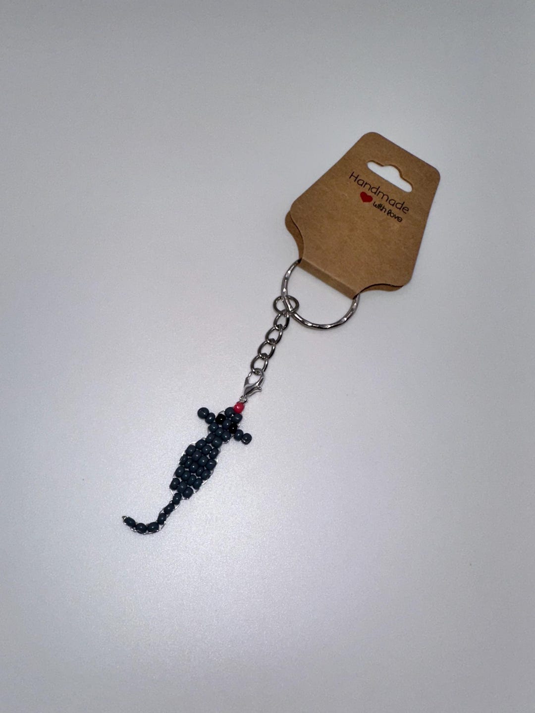 Handmade Bead Mouse/rat Keychain - Etsy