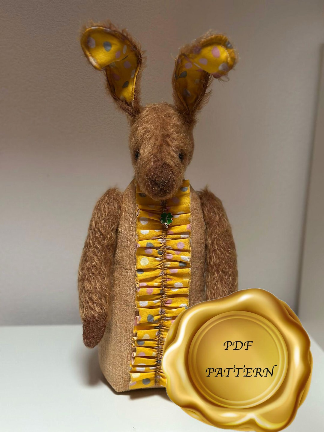 PDF Sewing PATTERN Bunny 27 Cm, Bunny Pattern, Easy Bunny Pattern ...