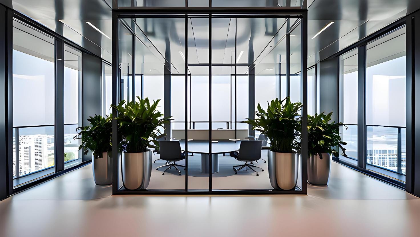 Modern Conference Room Virtual Background – High-definition Digital ...