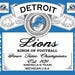 Detroit Lions Beer Label - Etsy
