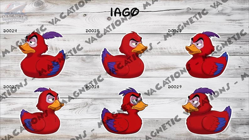 Disney Cruise Ducks | Aladdin 1992 Cruise Door Duck Magnets | Abu ...