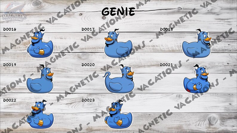 Disney Cruise Ducks | Aladdin 1992 Cruise Door Duck Magnets | Abu ...
