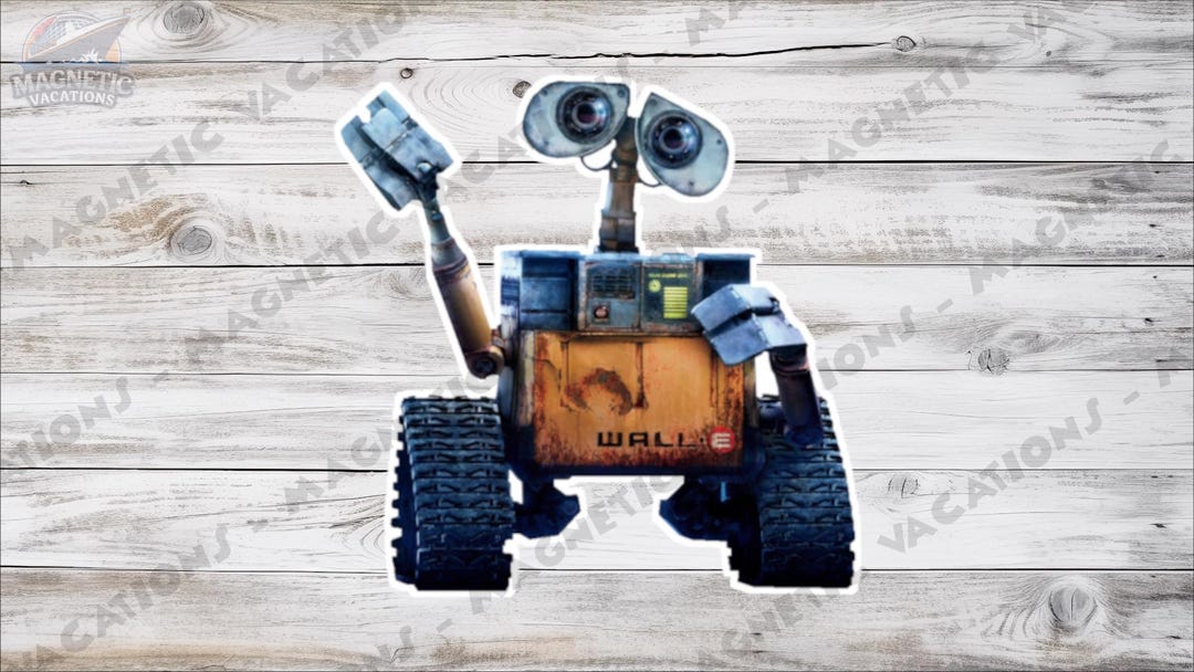 Wall E Magnet - Disney Movies - Wall E / Eva / Mo / Wall E Captain - DCL - Cruise Magnet - Etsy