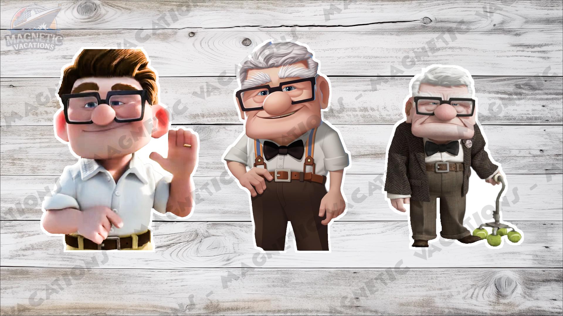 UP! Disney Movies - Carl / Ellie / Doug / Kevin / Russell / Grape Soda ...