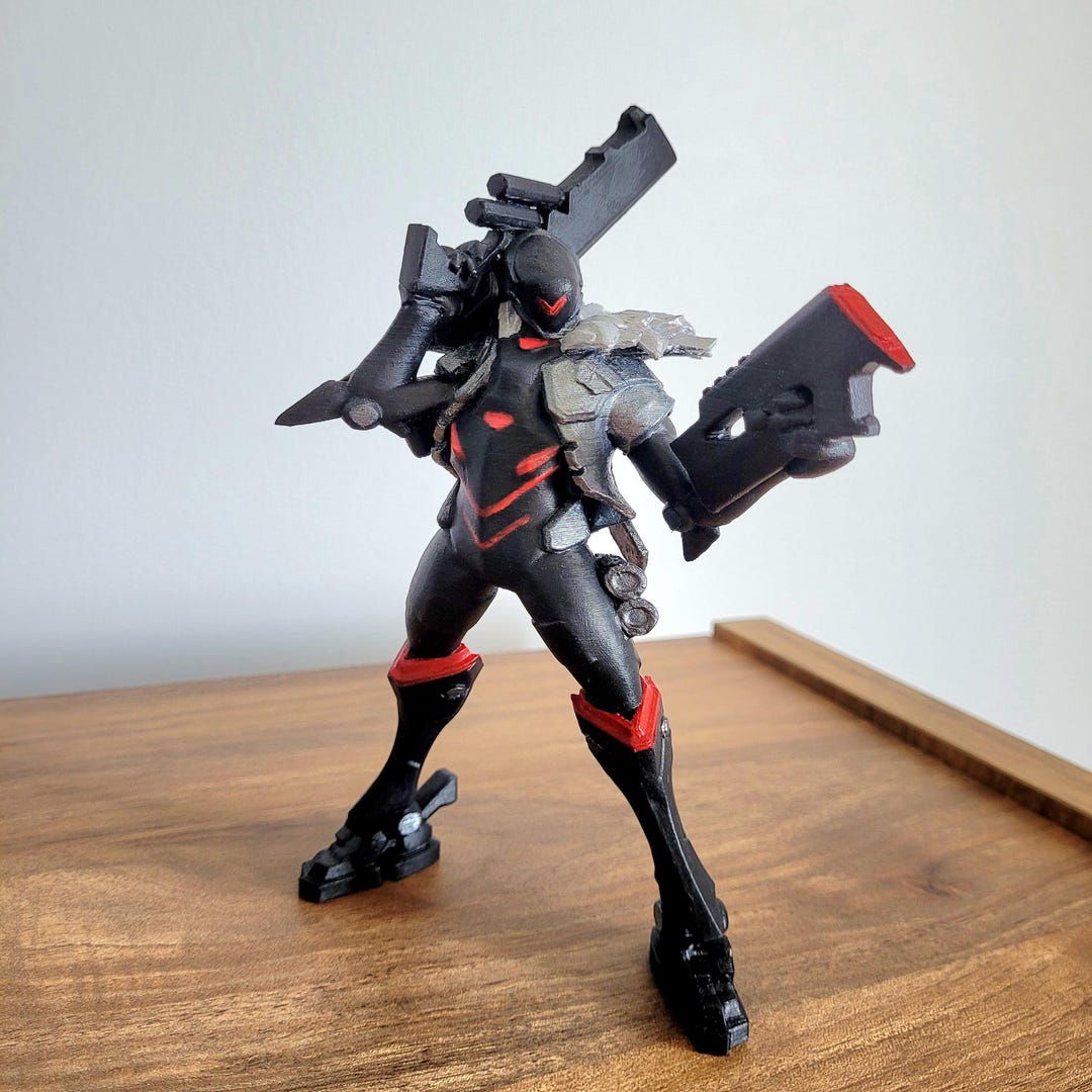 Hand-painted Project Jhin Figure: Lol Fan Art Figurine (18cm) - Etsy