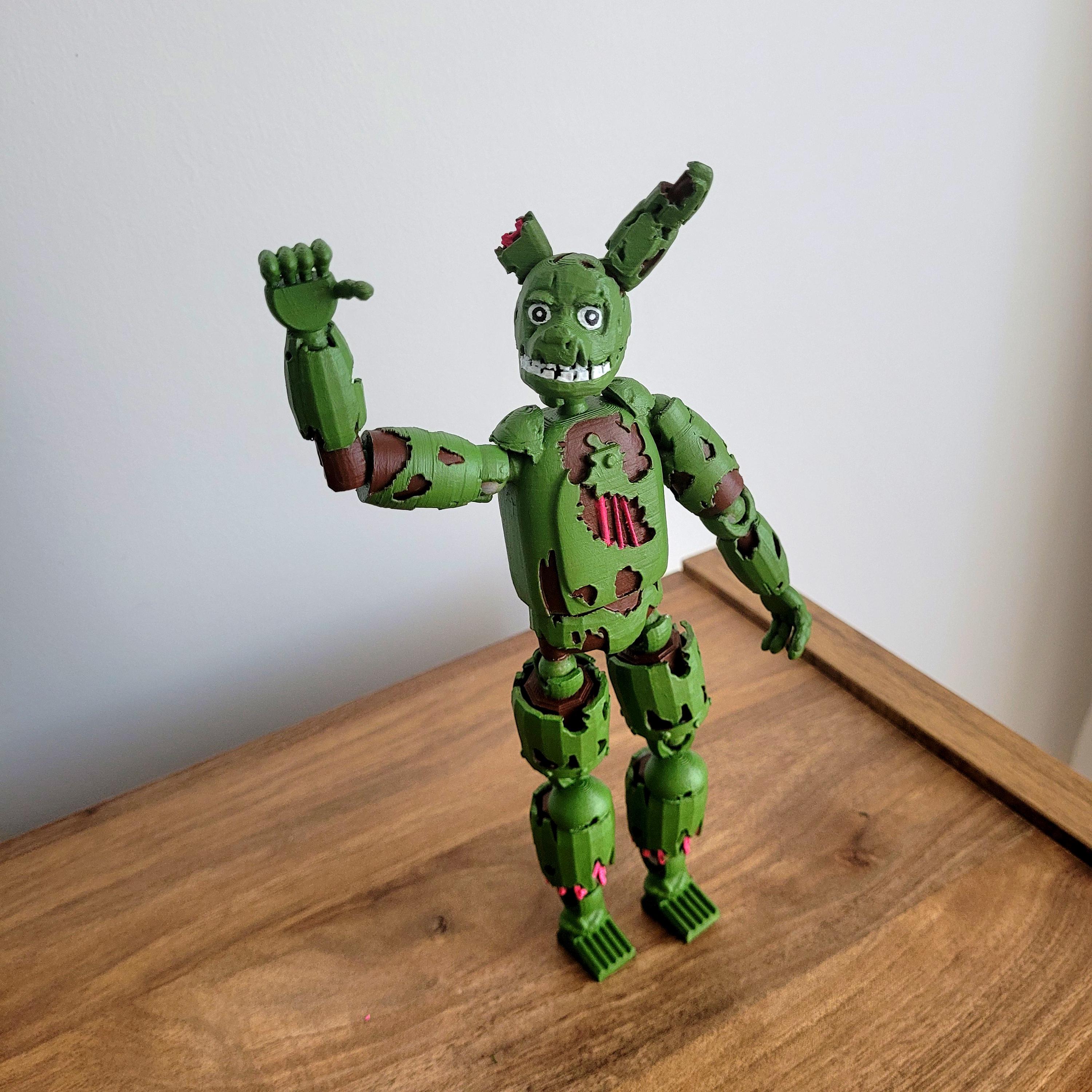 Springtrap Figure, Five Nights at Freddy's Springtrap Figurine, FNAF ...