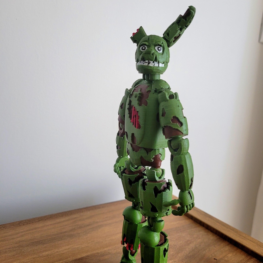 Springtrap Figure, Five Nights at Freddy's Springtrap Figurine, FNAF ...