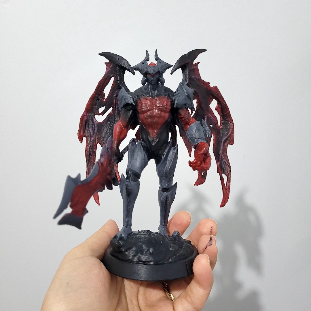 Aatrox Figure, League of Legends Aatrox Figure, Handmade Collectible ...