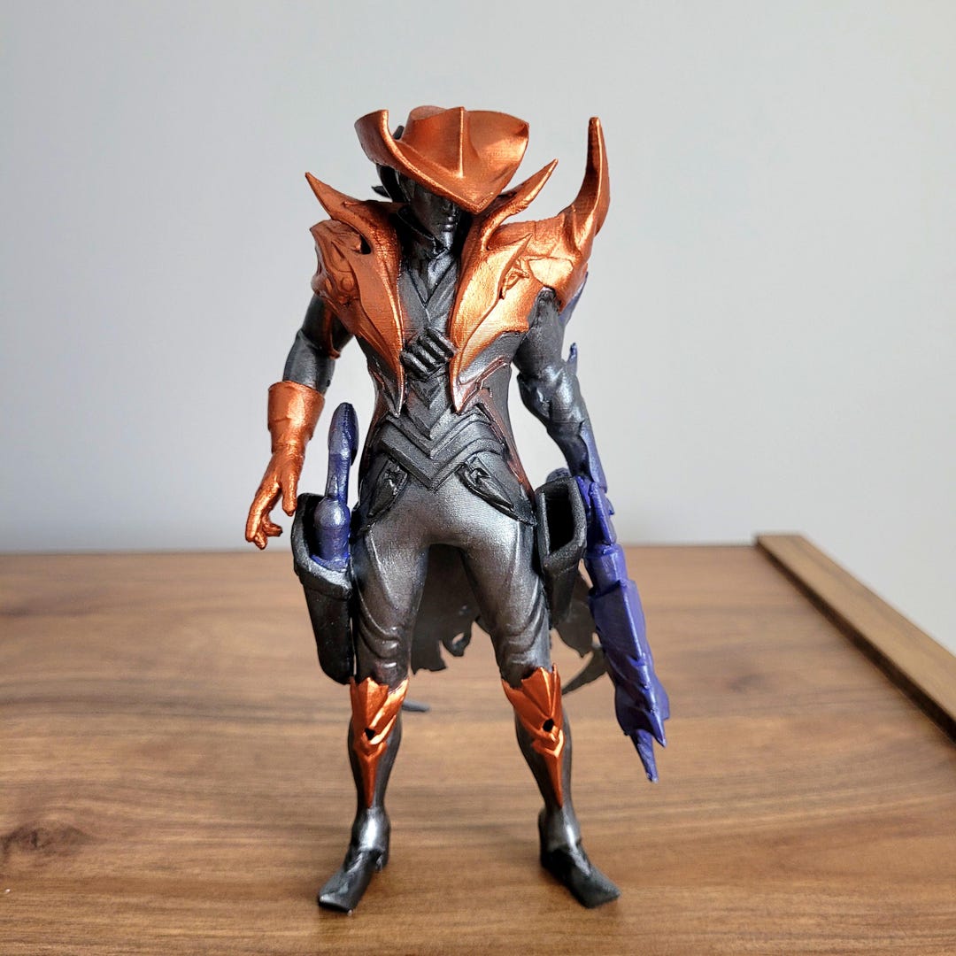 Lucian Figure , Handmade Lucian Figure – League of Legends Collectible ...