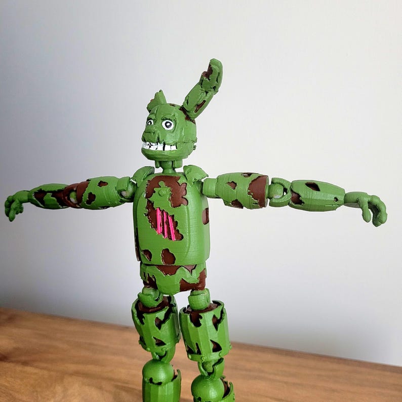 Springtrap Figure, Five Nights at Freddy's Springtrap Figurine, FNAF ...