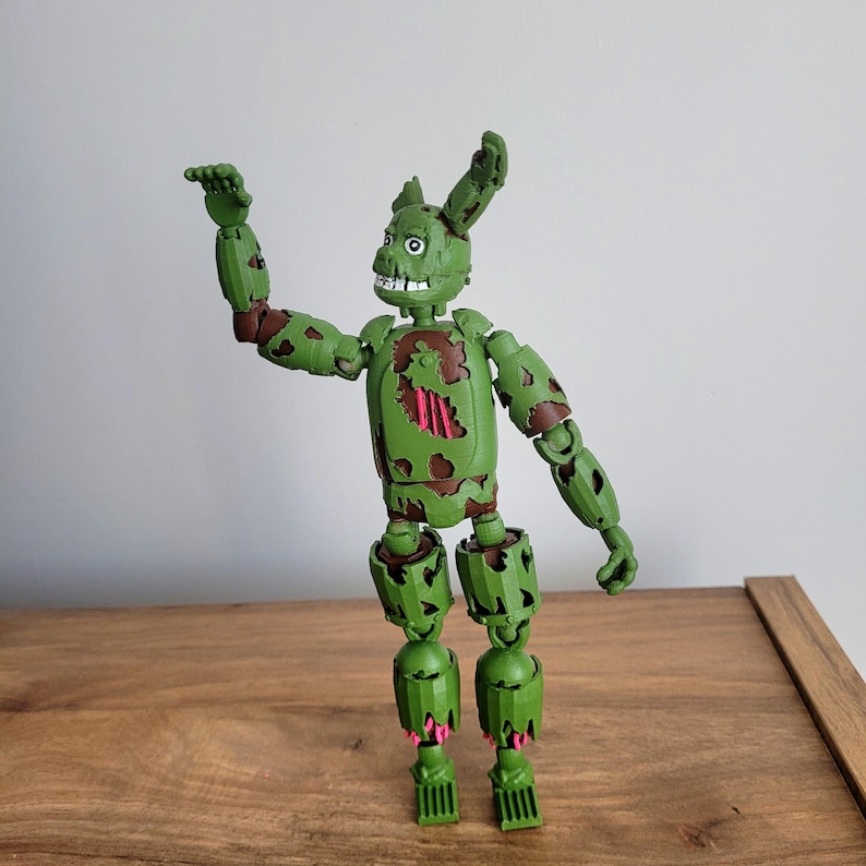 Springtrap Figure, Five Nights at Freddy's Springtrap Figurine, FNAF ...